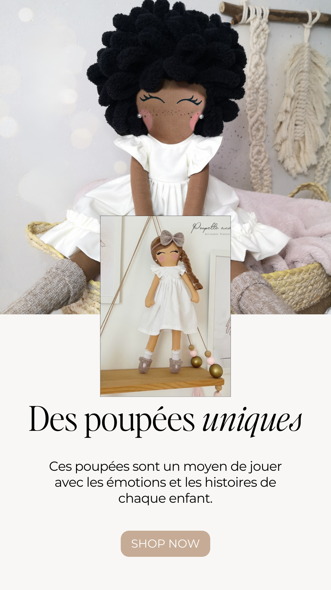 Poupées artisanales inclusives et Accessoires - Création Française ...