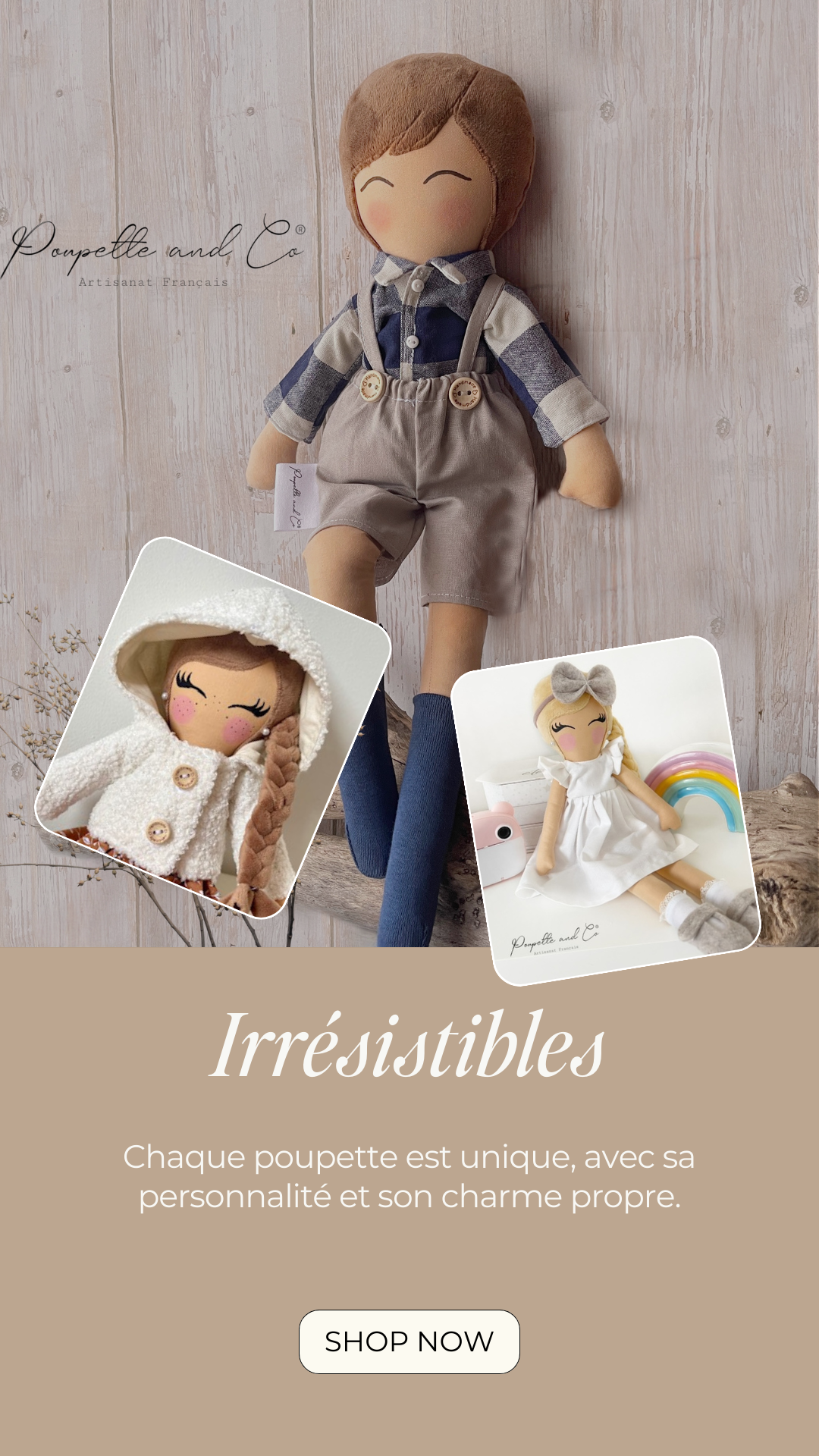 Poupées artisanales inclusives et Accessoires - Création Française ...